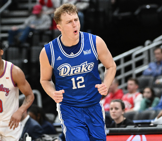 Drake's Tucker DeVries - Valley Hoops Insider